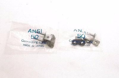 Lot of 2 ANSI 50 Connecting Links / Master Link (ANSI 50 Chain ...