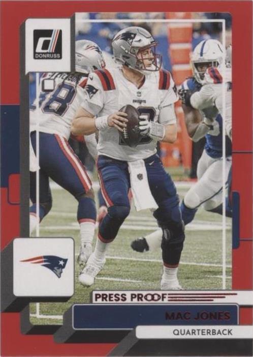 2022 Panini Donruss - Mac Jones #134 Press Proof Red for sale online | eBay
