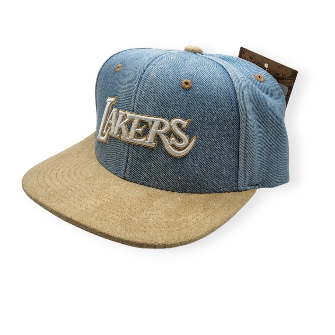 Mitchell & Ness Los Angeles Lakers Blue Jean Baby HWC Adjustable ...