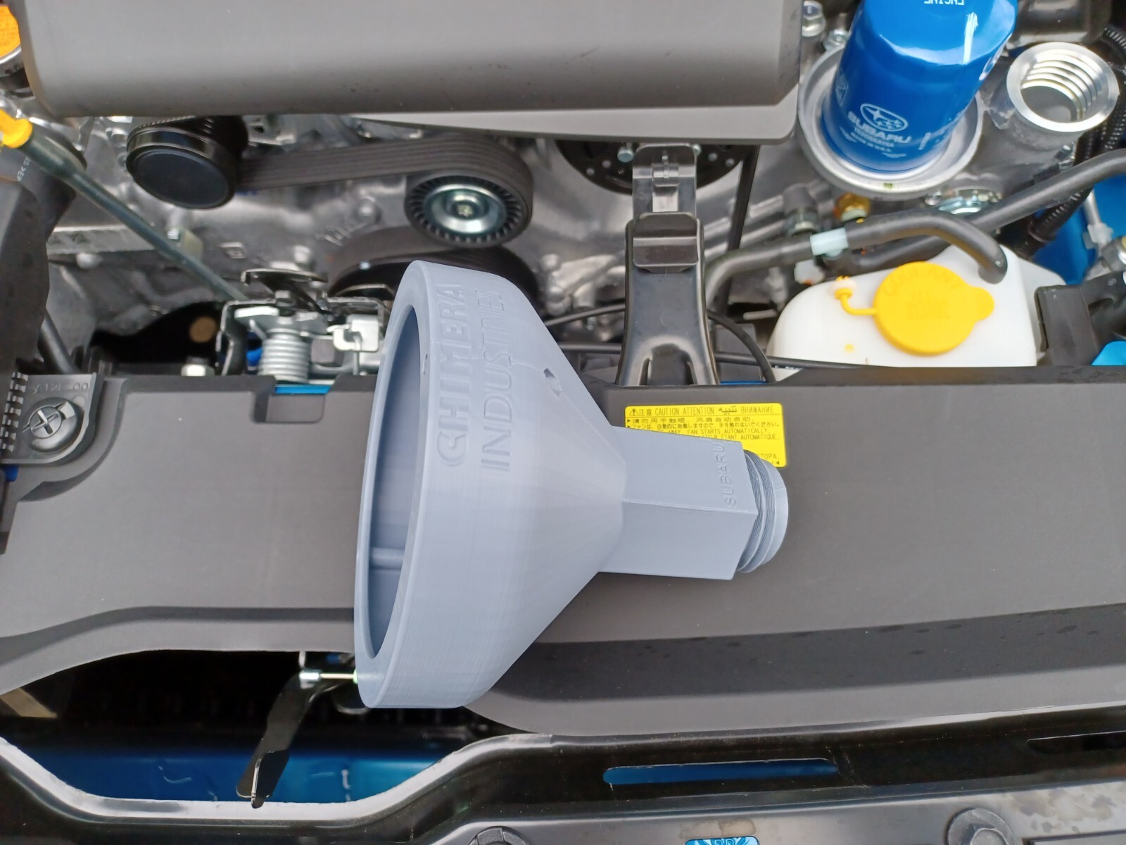 No Spill Threaded Oil Funnel for Subaru - Vented Flow & Magnetic! | eBay