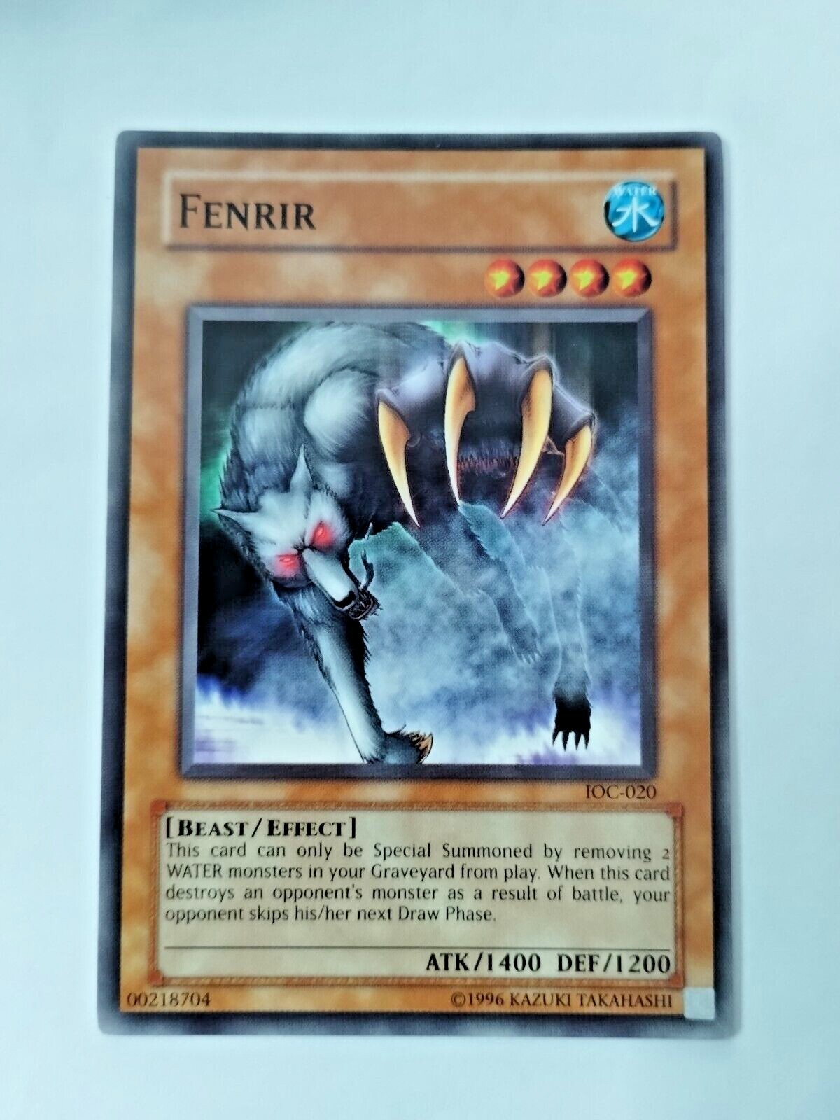 Yu-Gi-Oh! TCG Fenrir Invasion of Chaos IOC-020 Unlimited Common ...