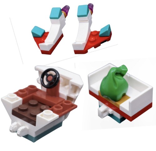 LEGO MARVEL Rocket Sleigh Cockpit, Wings & Present Trailer | eBay