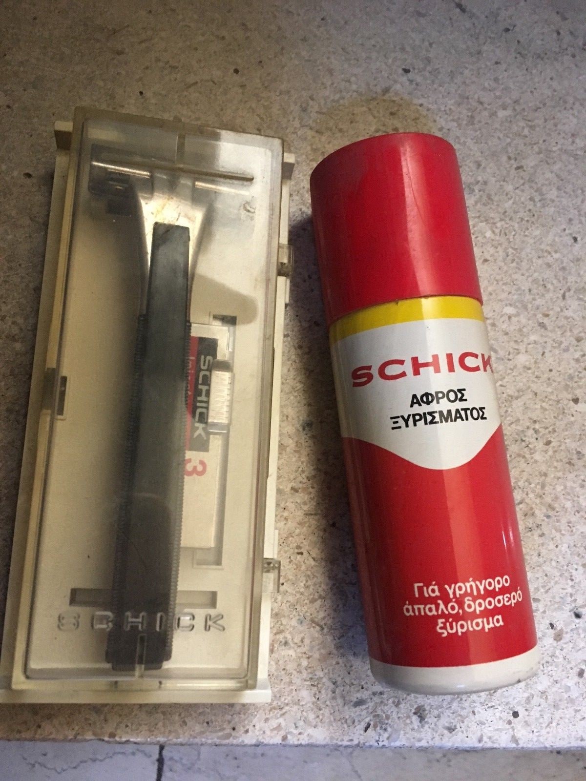 VTG SCHICK INJECTOR RAZOR IN A GIFT SET WITH SHAVING FOAM | eBay