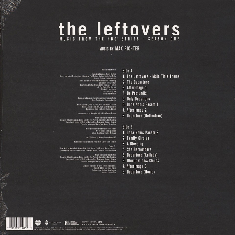 Max Richter - OST The Leftovers (Vinyl LP - 2015 - US - Reissue) | eBay