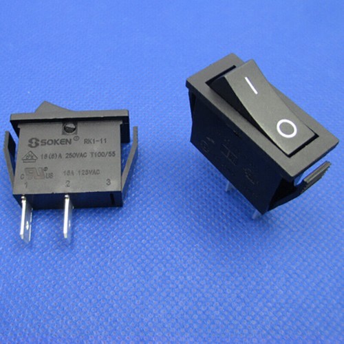 5pcs RK1-11 16A 125/250VAC Rocker Switch 2pin For SOKEN- | eBay
