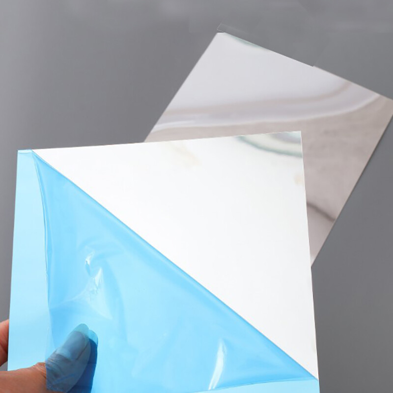 Square Spliced Stickers Self Adhesive Acrylic Mirror Sheets Wall Decals ...