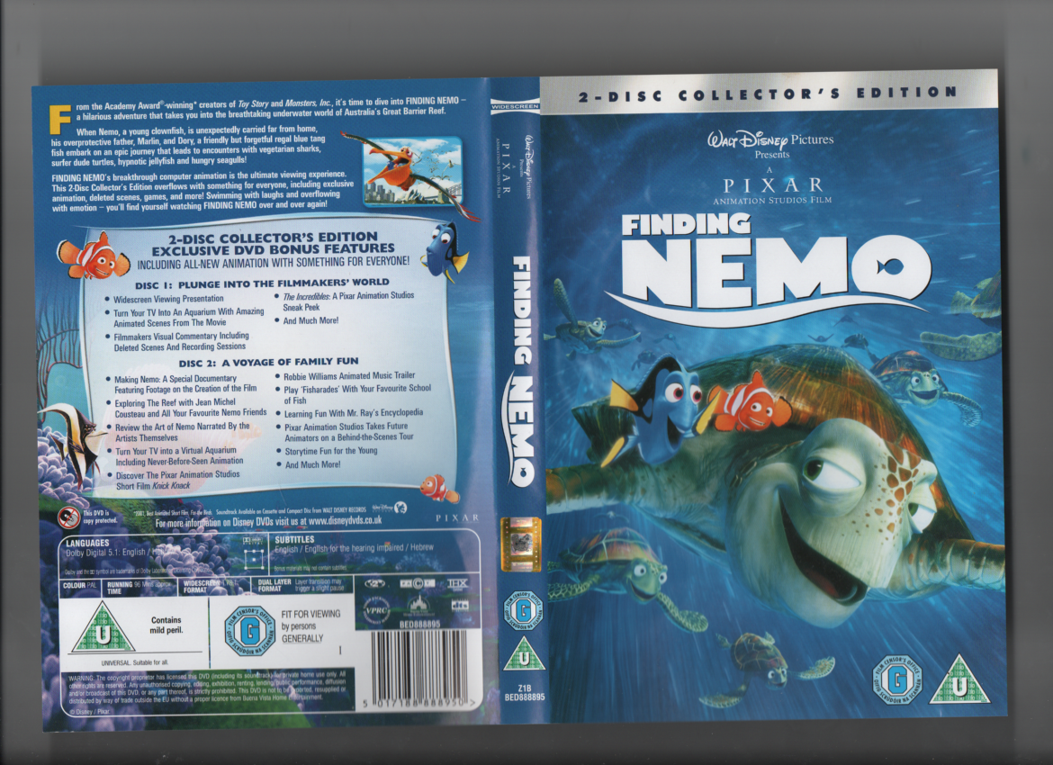Finding Nemo 2005 (2-Disc Collector's Edition) DVD 5017188888950 | eBay UK