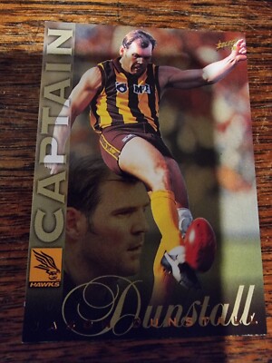1998 Select Club Captain Insert Card CC15 Jason Dunstall Hawthorn Hawks ...