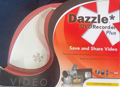 Dazzle DVD Recorder Plus Video Movies Pinnacle Studio Create Editor New ...