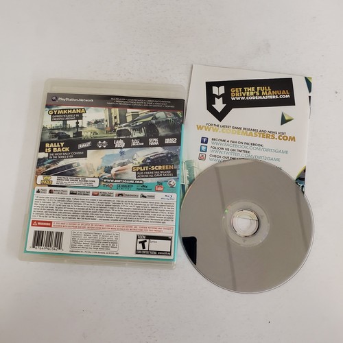 DiRT 3 (Sony PlayStation 3, 2011) Rare Video Games: Codemasters: VG++ 767649403424| eBay