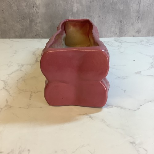 Vintage Hartrox Log Planter Pink Pottery Retro Plant Pot Mid century ...