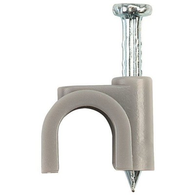 Unistrand 7mm Round Cable Clip Grey - Pack of 100 | eBay UK