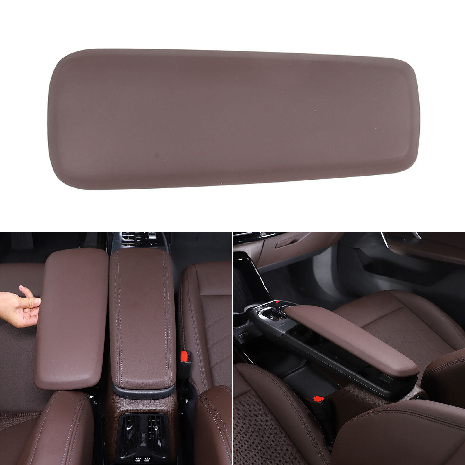 Brown ABS Center Console Armrest Box Cover For BMW X1 U11 2023-24 | eBay