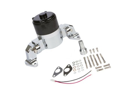 SBC Small Block Chevy 350 400 Chrome Electric Water Pump EWP High ...