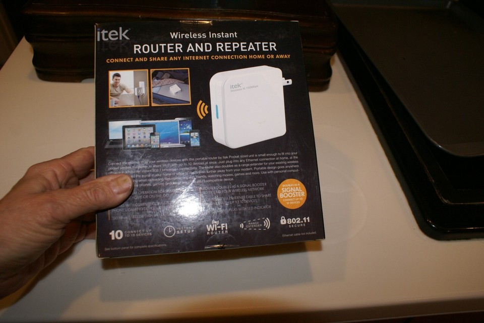 Itek Wireless Instant Router and Repeater 150 Mbps transfer speed ...