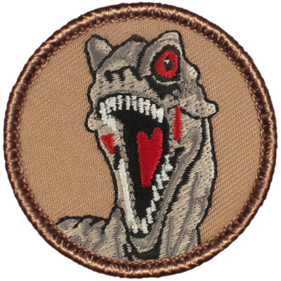 Raptor Head Patrol Patrol Patch - 2" Round Embroidered Patch | eBay