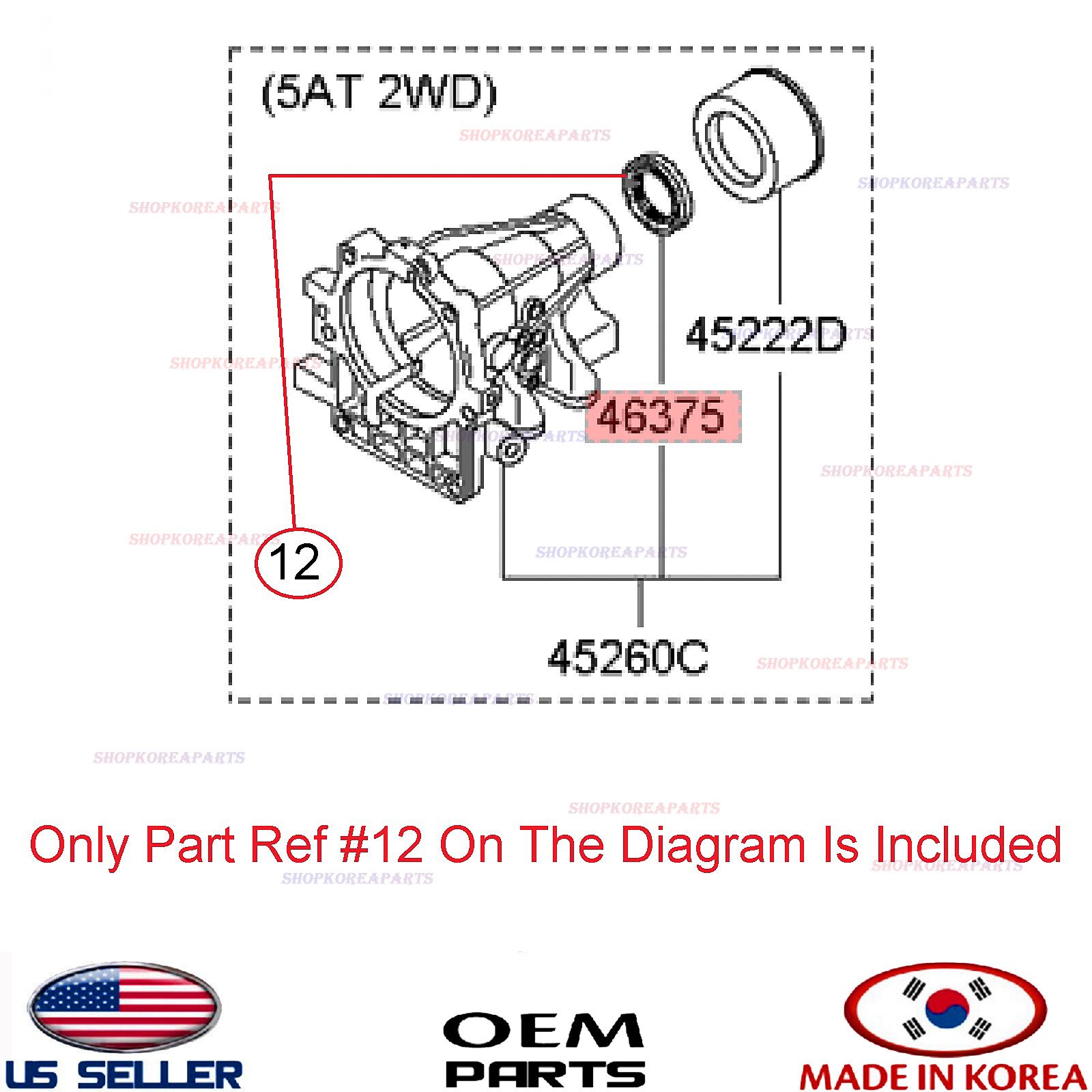 452654C000 Hyundai W Seal Assyoil Genuine OEM Part for sale online | eBay