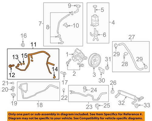 GM OEM 07-17 Acadia Limited Pump Hoses-Pressure Hose 19433875 | eBay