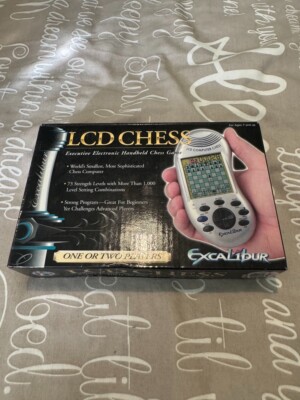 Excalibur LCD Computer Chess Electronic Handheld Vintage Brand New ...