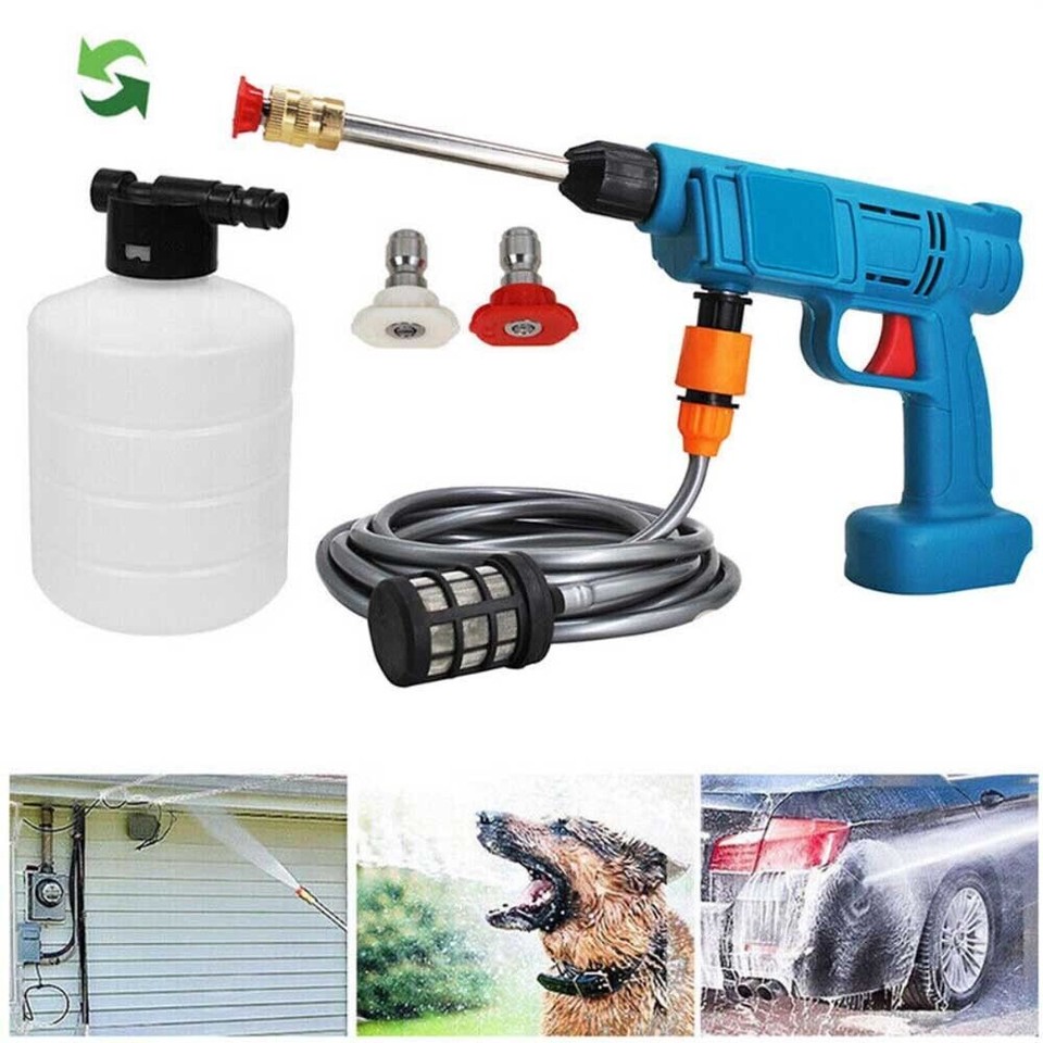 For Makita 18V Cordless Car High Pressure Washer Gun Car Clean Water ...