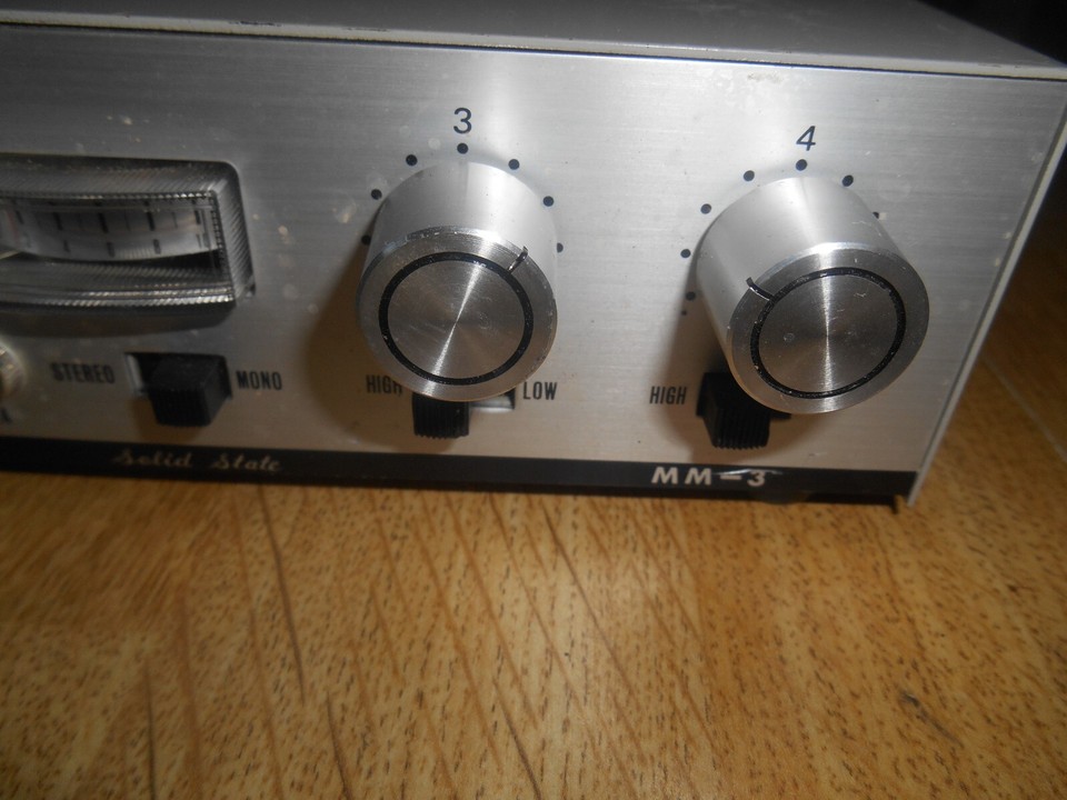 Solid State Stereo Mike Mixer 1970's MM-3 Model Very Rare Japanese Unit ...