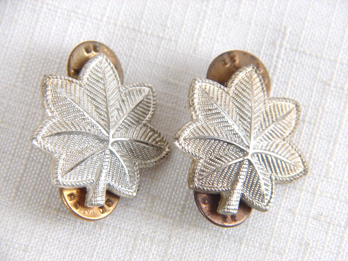 Vintage U.S. Air Force Lieutenant Colonel Collar Pin Pair | eBay