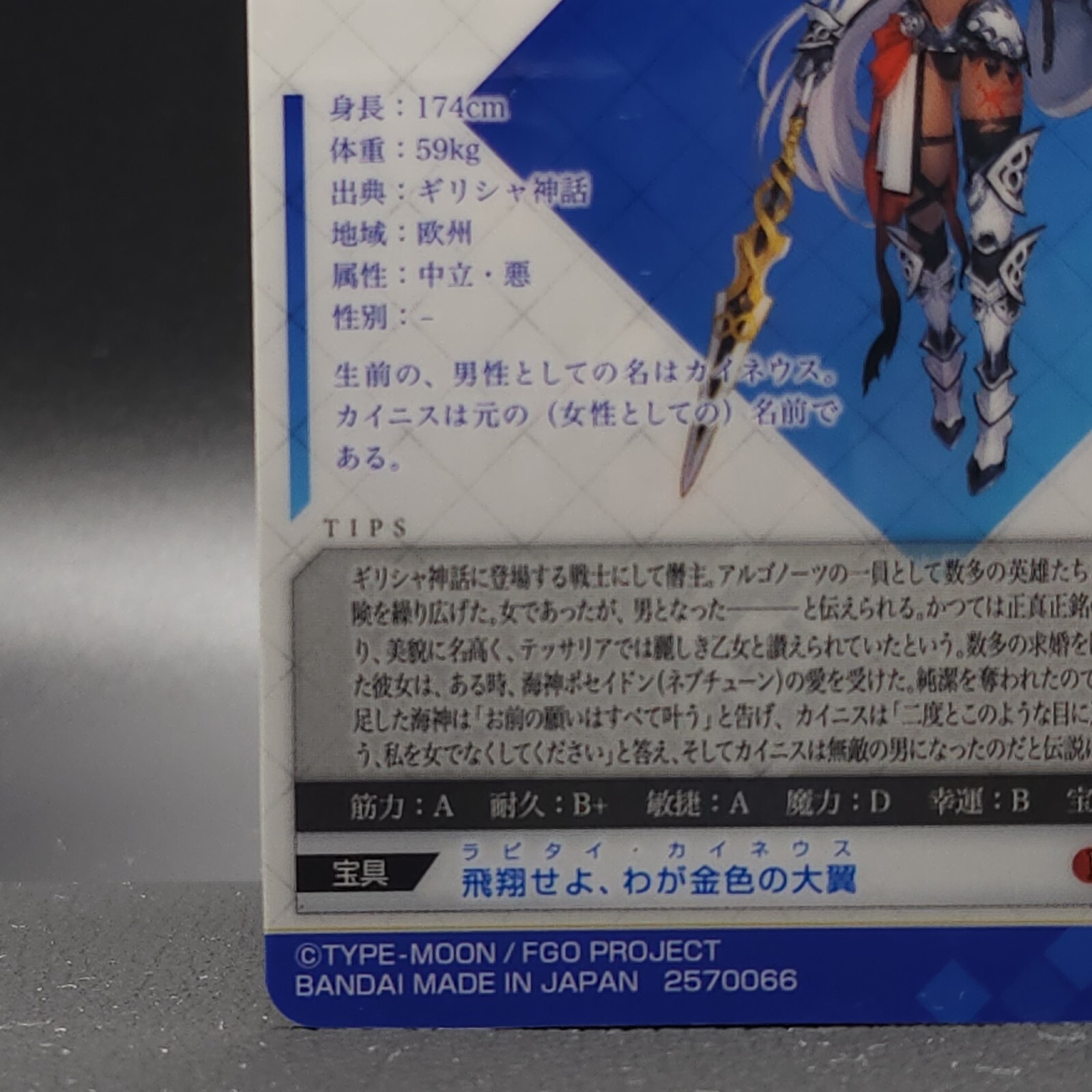 Caenis Fate Grand Order Wafer TCG Card FGO BANDAI Japanese F/S | eBay