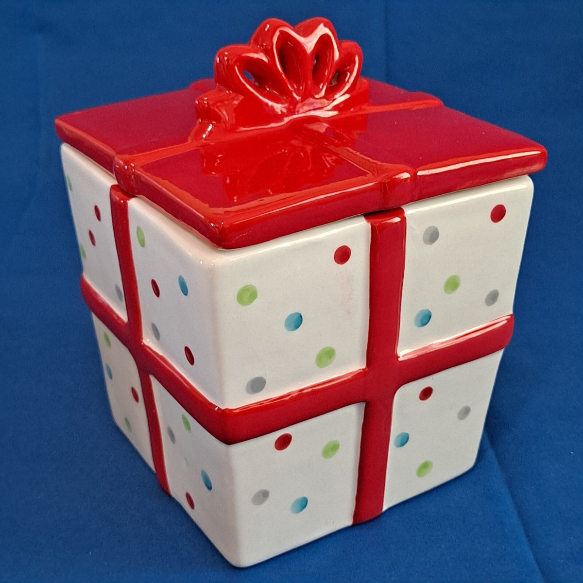 Christm Present Cookie Jar