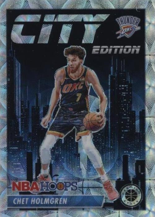 2023-24 Panini Nba Hoops Premium Stock - City Edition Chet Holmgren #9 ...