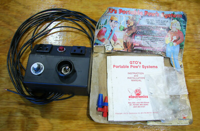 GTO's Portable Power Converter 12 volts DC to 120 Volts AC | eBay