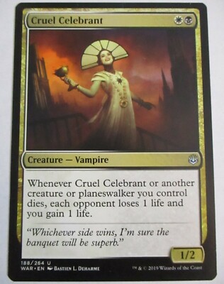 MTG Cruel Celebrant War Of The Spark Magic Gathering x1 | eBay