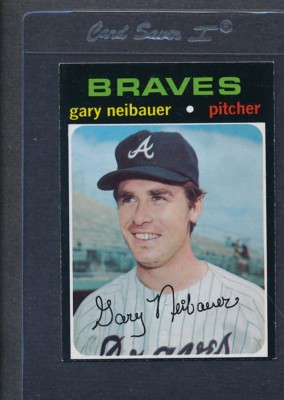 1971 Topps #668 Gary Neibauer Braves EX *4923 | eBay