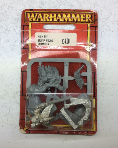 Games Workshop - WHFB Vintage High Elf Silver Helm Champion - Metal OOP ...