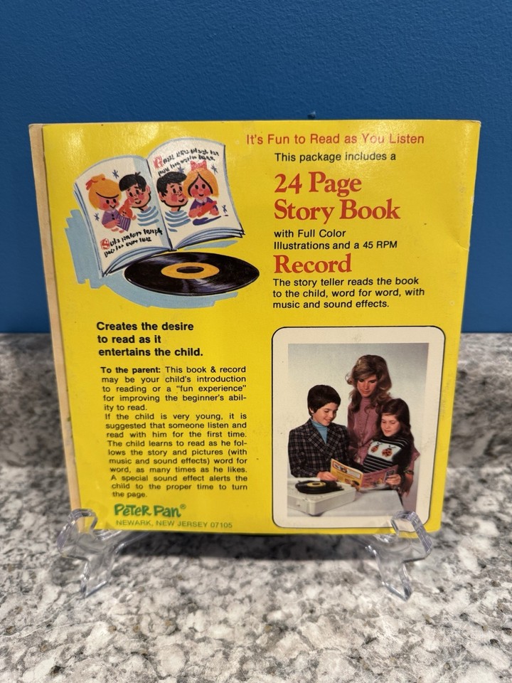 Richard The Sharp-Eared Reindeer Book & Record 1997 Vintage Peter Pan ...