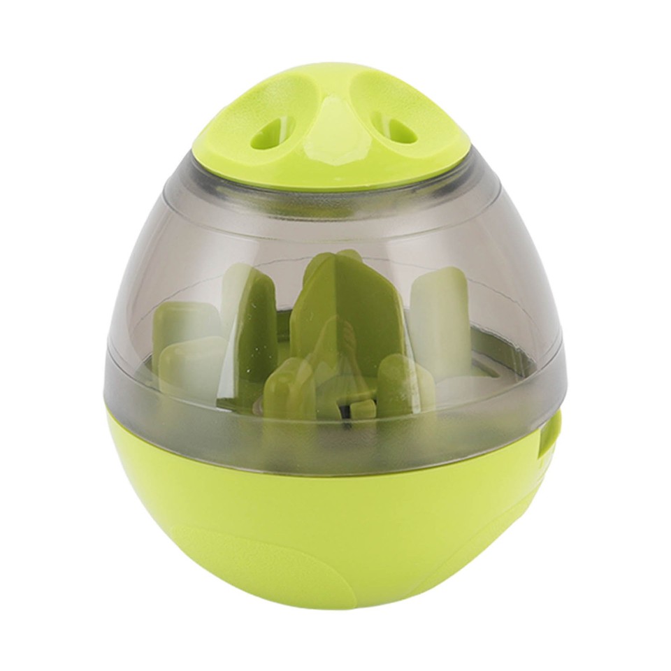 Pet Food Dispensing Ball Safe Dog Slow Feeder Ball Toy For Cat | eBay ...
