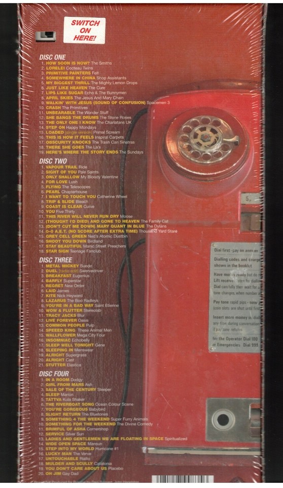 THE BRIT BOX brand new unopened rare 4 CD box set (cutout slit side box ...