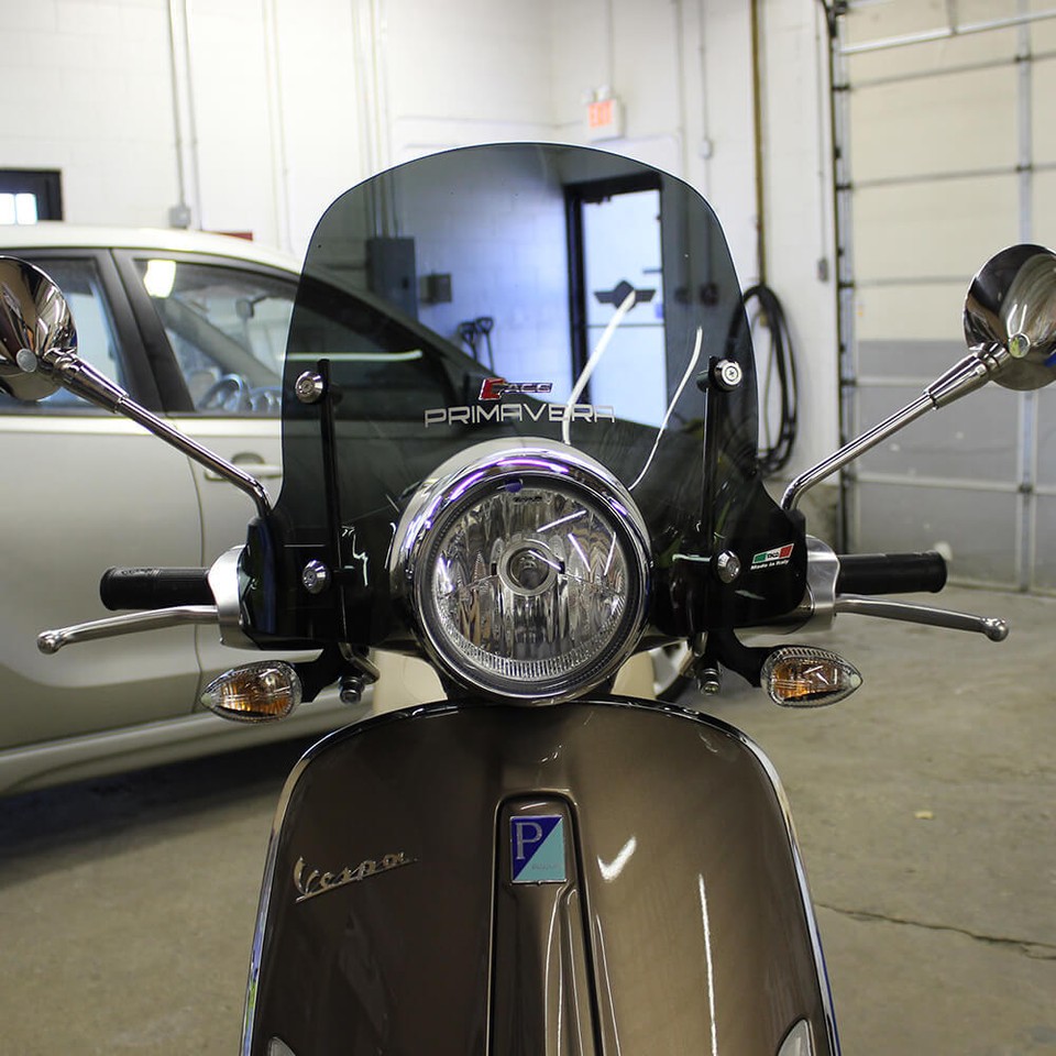 Smoked Sport Windscreen for 2014 Vespa Primavera / Scooter Part | eBay