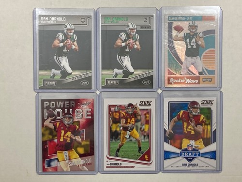 Sam Darnold 2018 rookie USC Trojans, New York Jets, Seattle Seahawks 6 ...