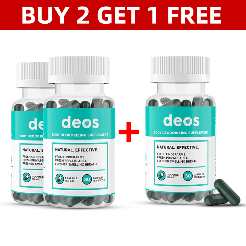 DEOS Internal Deodorant Supplement DEOS Full Body Deodorizer | BUY 2 ...