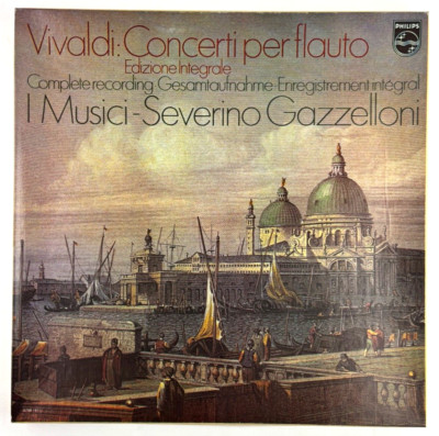 Vivaldi Concerti Per Flauto I Musici Gazzelloni Vinyl 3-LP Record Box ...