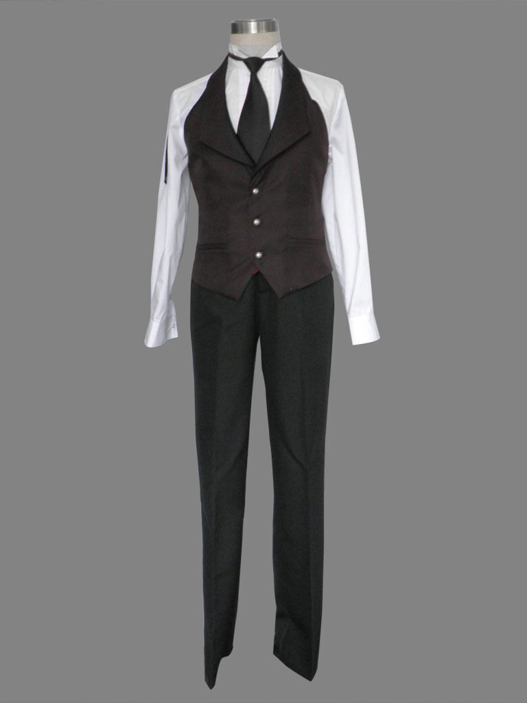 Black Butler Sebastian Michaelis Cosplay Anime Costume Black Tuxedo ...