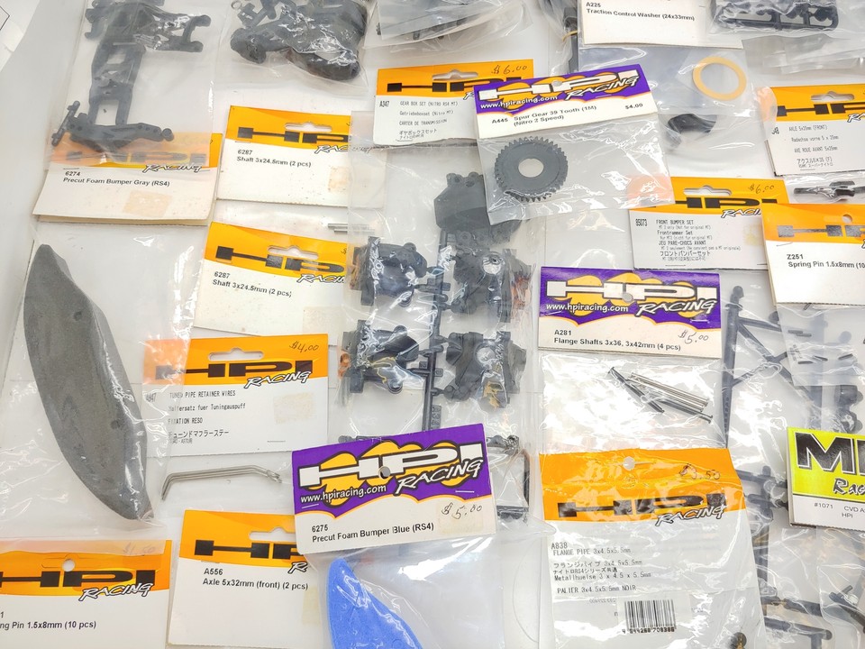 *HUGE LOT* New Old Stock HPI Racing Nitro RS3 / RS4 / MT / Super Parts ...