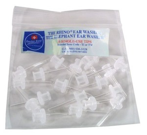 Rhino Ear Washer Tips (Bag of 20) by Doctor Easy (single patient use ...