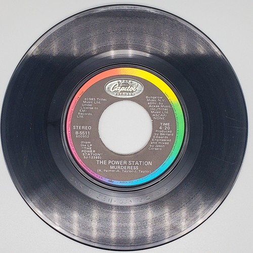 The Power Station Communication Record 45 RPM Single B 5511 Capitol ...