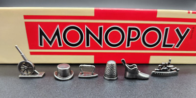 Monopoly Retro Series 1935-2015 Complete Set Of 6 Tokens Player Tokens ...