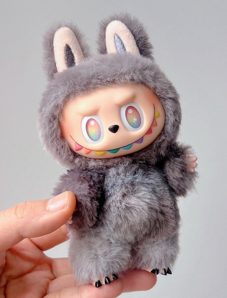 POP MART Labubu The Monsters Big into Energy Plush Figure - Secret Grey ...