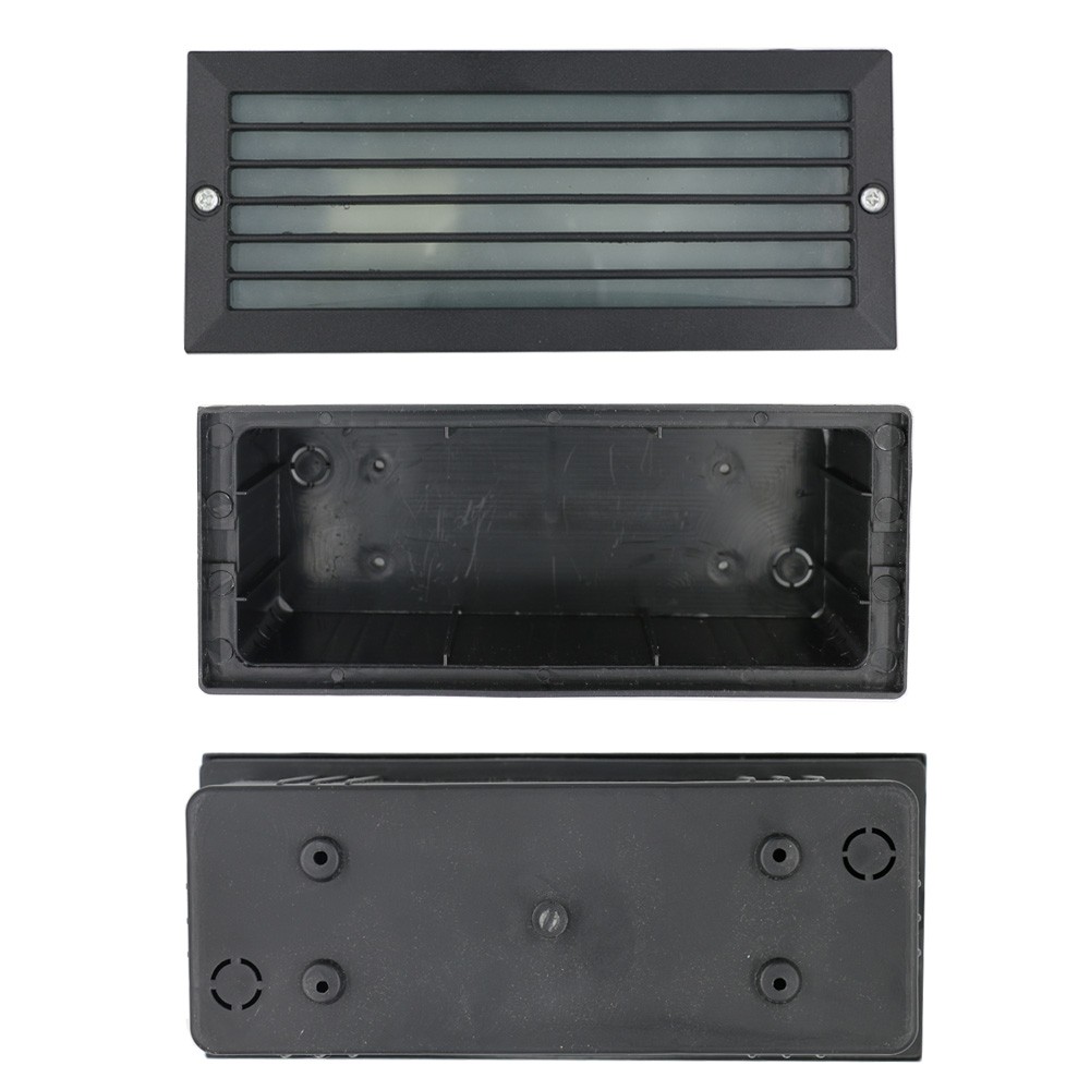 3W LED Outdoor Wall Lamp Recessed Decking Light Junction Box Stair ...