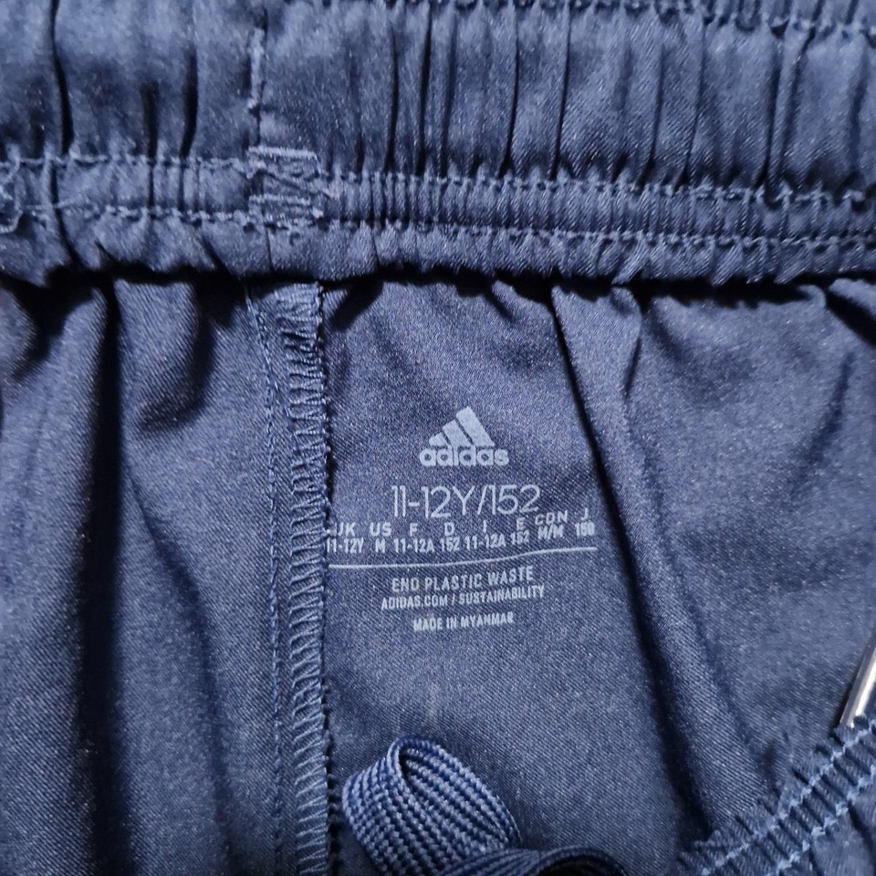 Adidas Shorts Boy's 11-12 Years Elasticated, String, Navy Blue | eBay UK