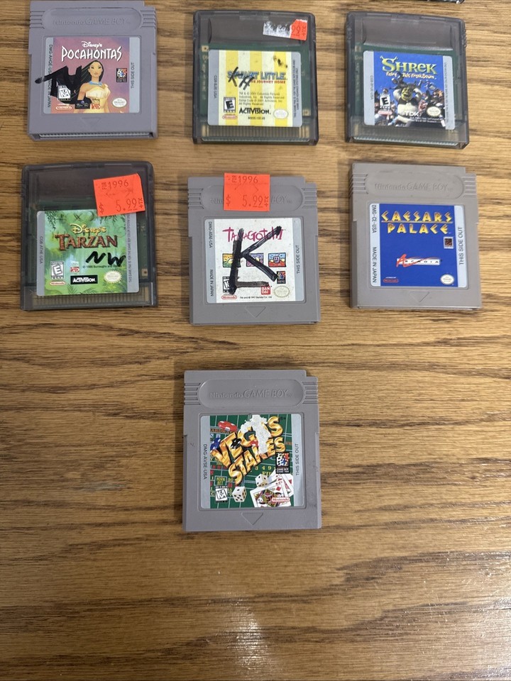 Nintendo Gameboy Color Game Cartridge Lot of 10 UNTESTED | eBay