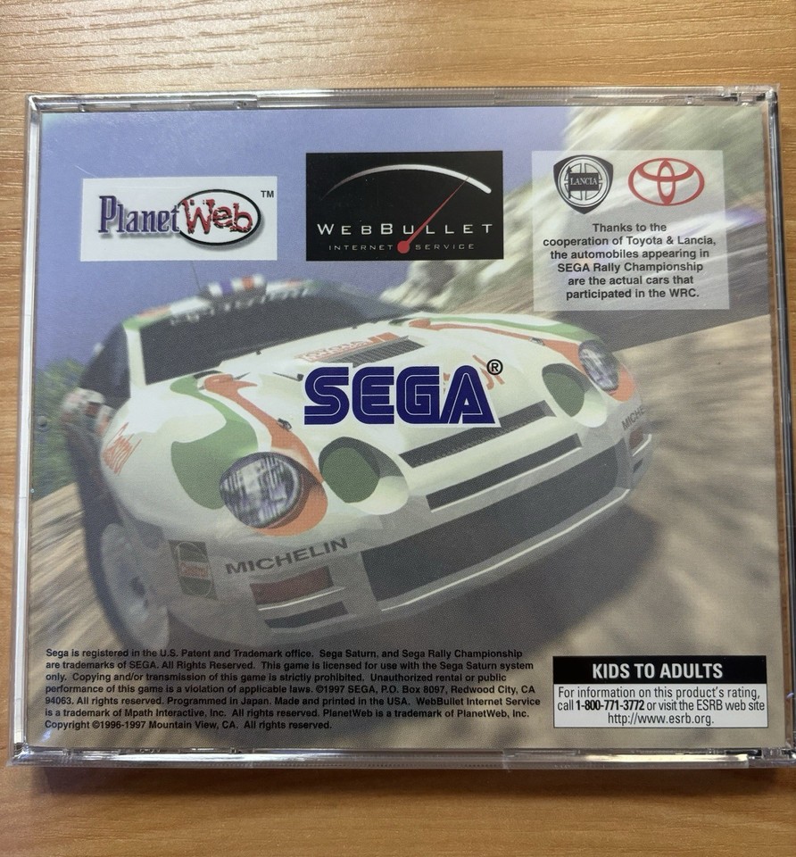 Sega Saturn Rally Championship Plus Netlink Edition Brand New Factory ...